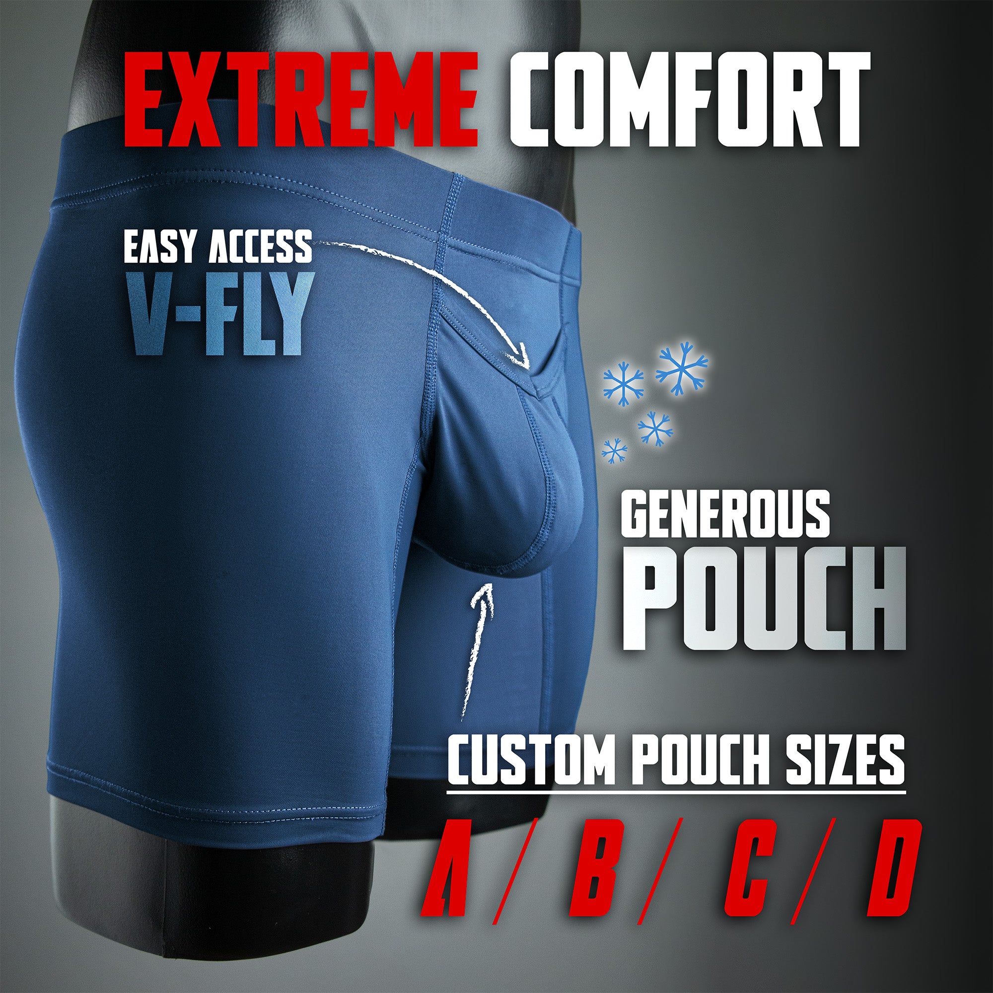 Nylon 7in Boxer Briefs V-Fly 3pk Black/Dark Blue/Gray – Real Men ...