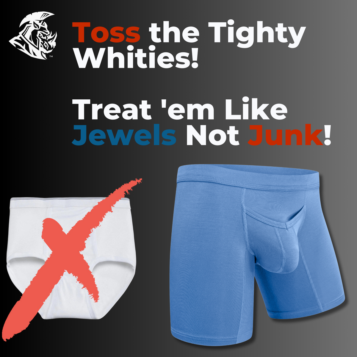 Modal 7in Boxer Briefs V-FLY 3pk Black/Dark Heather Gray/Navy – Real ...