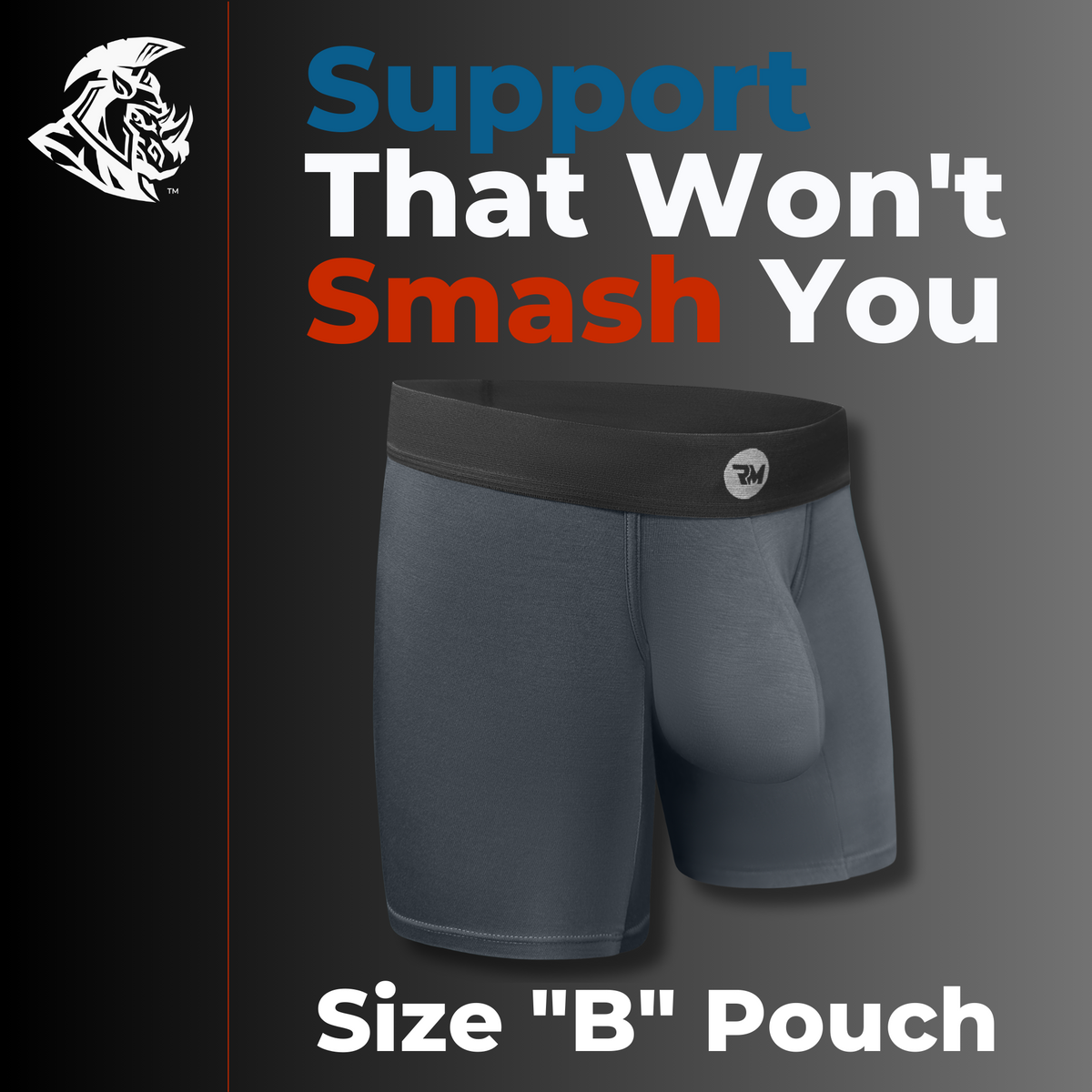 Modal 7in Boxer Briefs No Fly 3pk Black/Blue/Gray – Real Men Apparel ...