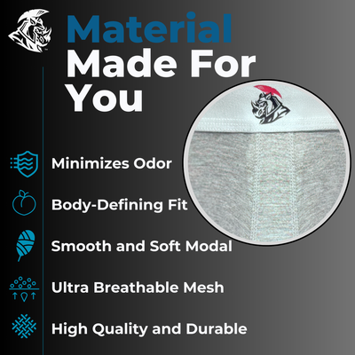 Modal 0in Briefs No Fly 3pk Blue/Gunmetal Gray/Heather Gray – Real Men ...