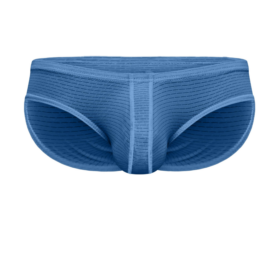 Nylon 0in Low-Rise Bikini Briefs No Fly 1pk Blue – Real Men Apparel Company